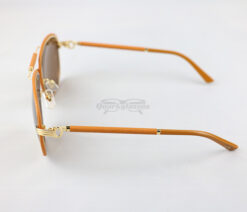 Cartier C Decor Leather Metal Full Frame Sunglasses CT8299015 ...