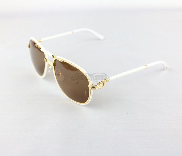 Cartier C Decor Leather Metal Full Frame Sunglasses CT8299015 ...